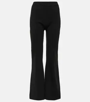 JOSEPH High-rise Flared Pants - Black