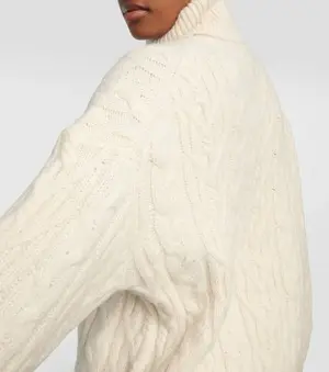 NILI LOTAN Annie Alpaca-blend Turtleneck Sweater