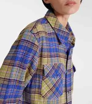 GOD'S TRUE CASHMERE Tartan Cashmere Shirt - Multicoloured