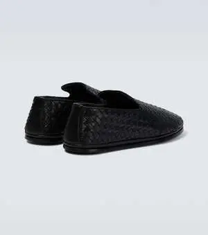 Bottega Veneta Intrecciato Leather Loafers