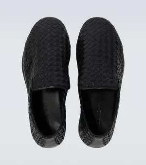 Bottega Veneta Intrecciato Leather Loafers