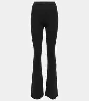 Rick Owens Rib-knit Wool-blend Pants