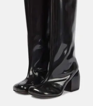 Dries Van Noten Leather Knee-high Boots