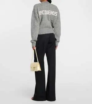 Jacquemus La Maille Alpaca-blend Sweater - Grey