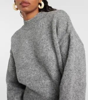Jacquemus La Maille Alpaca-blend Sweater - Grey