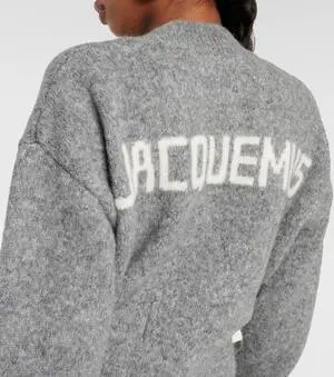 Jacquemus La Maille Alpaca-blend Sweater - Grey