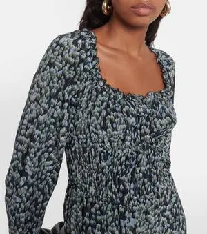 Altuzarra Lillian Printed Silk Midi Dress