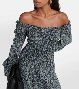 Altuzarra Lillian Printed Silk Midi Dress