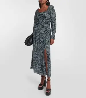 Altuzarra Lillian Printed Silk Midi Dress