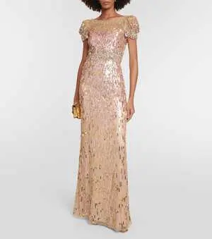 Jenny Packham Embellished Gown