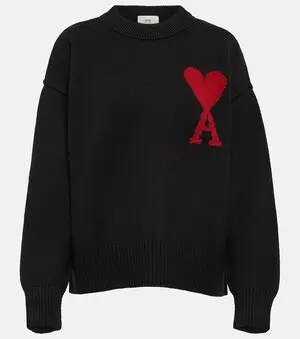 AMI Paris De Cour Virgin Wool Sweater