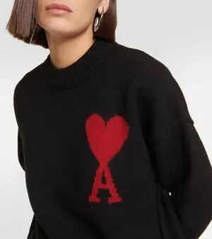 AMI Paris De Cour Virgin Wool Sweater
