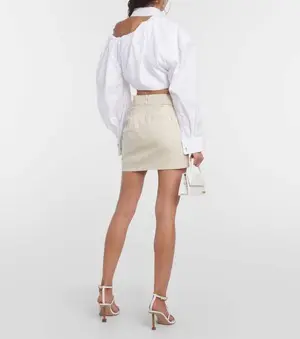 Jacquemus La Mini Jupe Bahia Miniskirt - Beige
