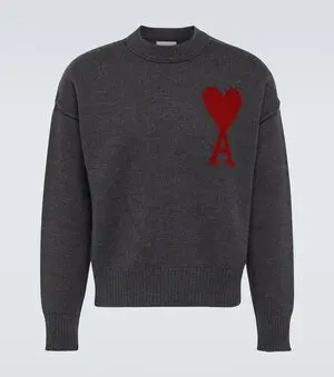 Ami Paris Printed Sweaters For Men