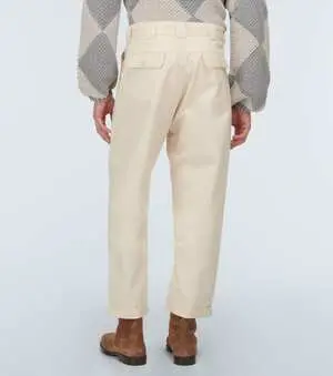 ADISH Embroidered Straight Cotton Pants