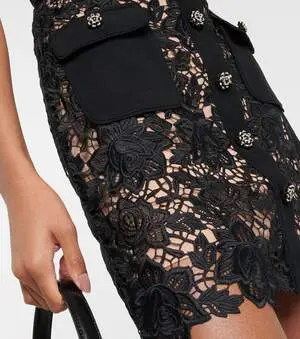 SELF-PORTRAIT Lace Minidress