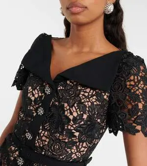 SELF-PORTRAIT Lace Minidress