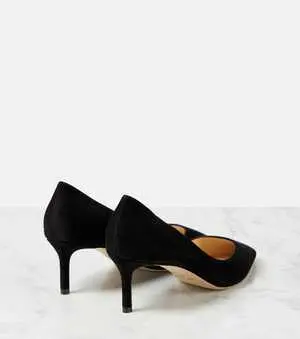JIMMY CHOO Romy 60 Suede Pumps - Black