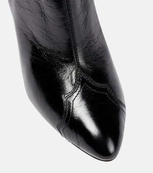 Isabel Marant Étoile Dytho Crinkled Leather Ankle Boots