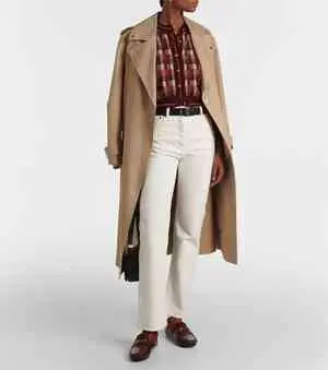 TOD'S Shearling-trimmed Leather Loafers