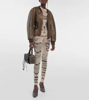 JEAN PAUL GAULTIER X Knwls Printed Mesh Top