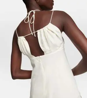 TOTEME Gathered Silk Top