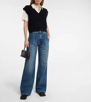NILI LOTAN Flora Wide-leg Trousers