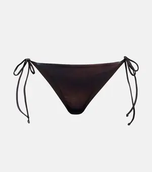 JEAN PAUL GAULTIER Tattoo Collection Bikini Bottoms - Brown