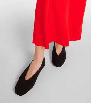 Le Monde Beryl Regency Canvas Ballet Flats - Brown