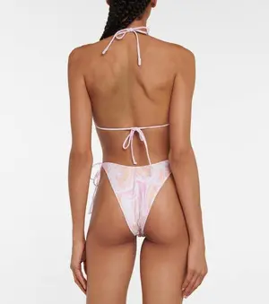 REINA OLGA Susan Embellished Bikini Bottoms
