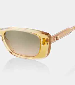Dior Diorhighlight S2i Rectangular Sunglasses - Yellow