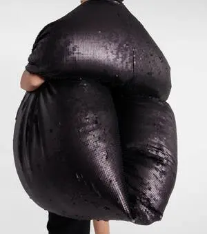 Rick Owens Sequined Down Jacket