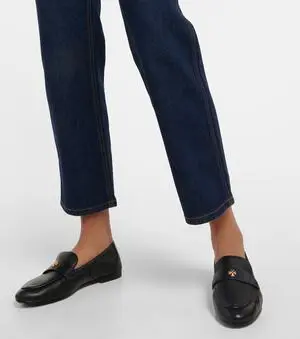 Tory Burch High-rise Straight-leg Jeans
