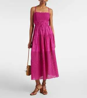 Ulla Johnson Isadore Cotton Voile Maxi Dress