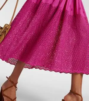 Ulla Johnson Isadore Cotton Voile Maxi Dress