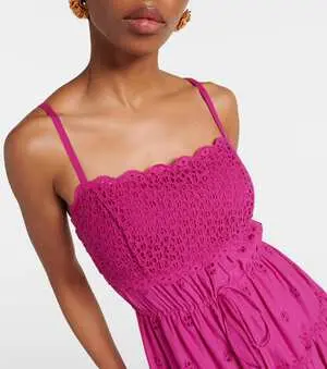 Ulla Johnson Isadore Cotton Voile Maxi Dress