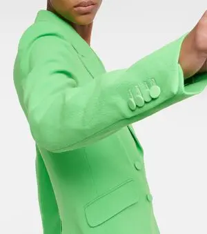 Gabriela Hearst Stephanie Virgin Wool Blazer - Green