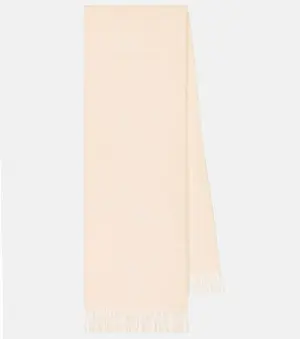 Valentino Garavani Wool And Cashmere Scarf - Beige