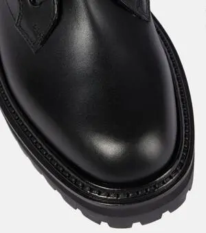 JIMMY CHOO Cora Leather Combat Boots