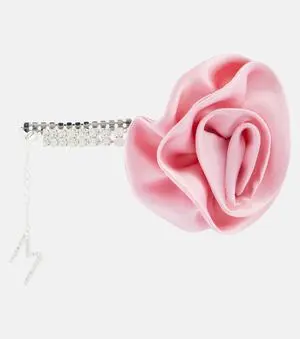 Magda Butrym Floral-applique Choker - Pink