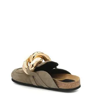 JW Anderson Embellished Suede Slippers