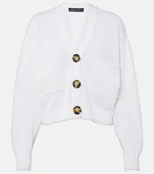 Proenza Schouler Sofia Cotton Cardigan - White
