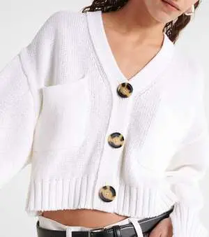 Proenza Schouler Sofia Cotton Cardigan - White