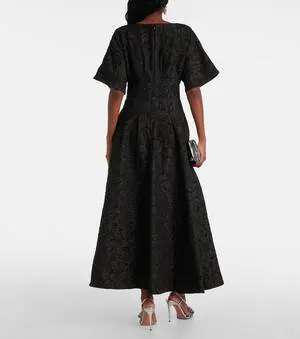 Simkhai Rosalie Jacquard Midi Dress