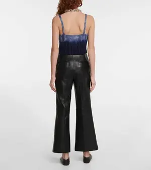 Altuzarra Sim Tie-dye Silk Crop Top