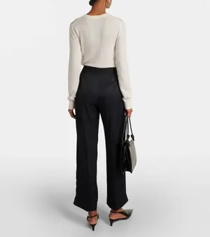 JIL SANDER High-rise Wide-leg Pants