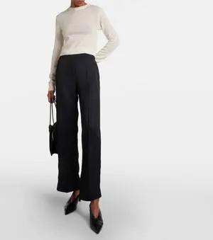 JIL SANDER High-rise Wide-leg Pants
