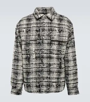 Amiri Tweed Blouson Jacket