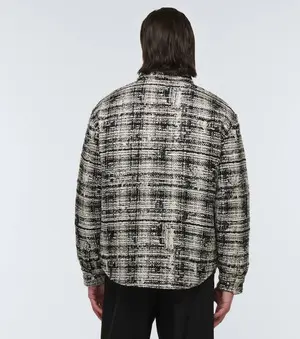Amiri Tweed Blouson Jacket