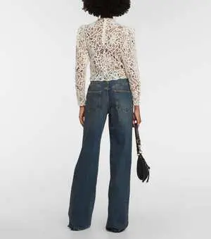 Isabel Marant Étoile Neline Floral Embroidered Top